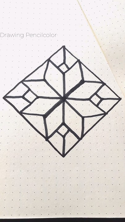 Easy 3d Drawing || Pattern design #3dillusiondrawing #pattern # ...