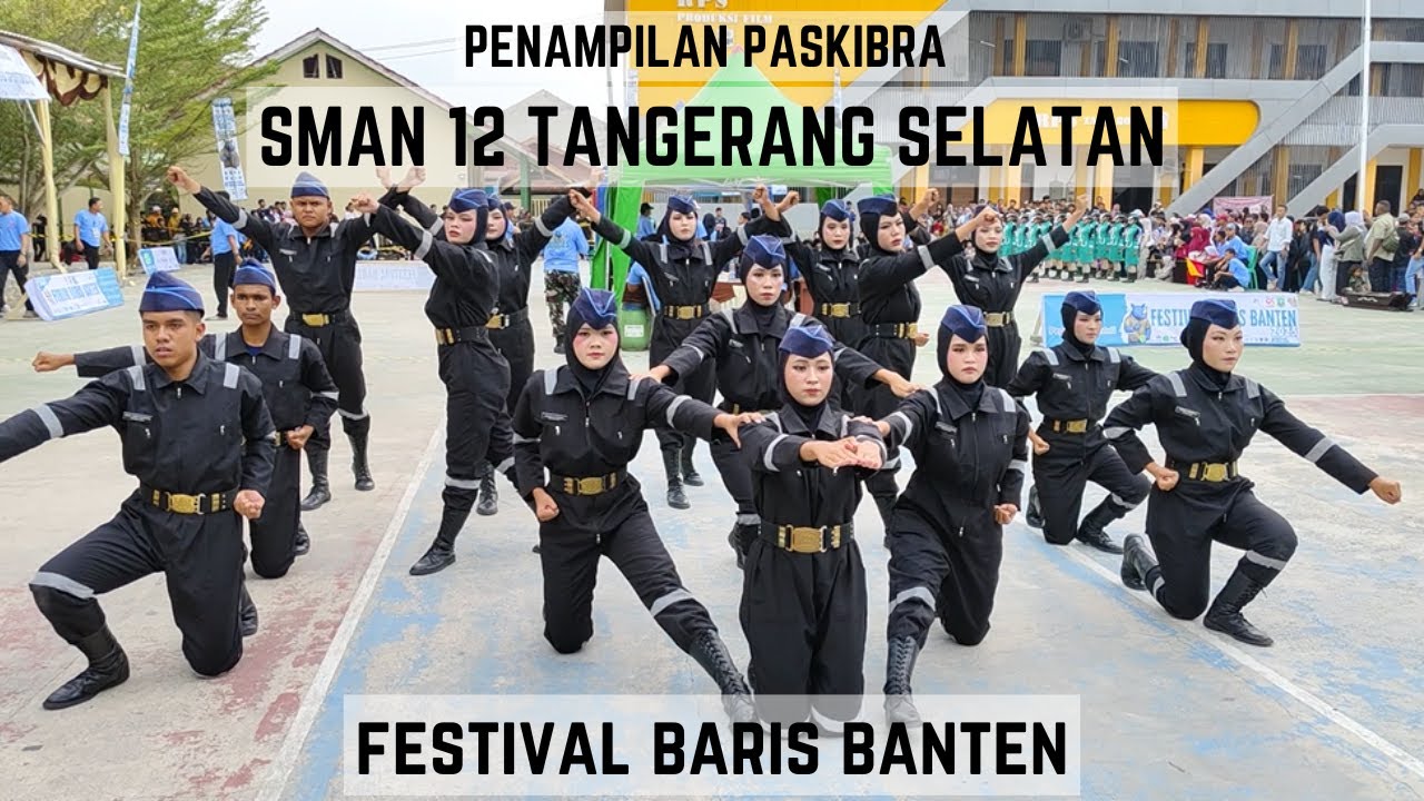 PENAMPILAN PASKIBRA SMAN 12 TANGERANG SELATAN PENAMPILAN DI FESTIVAL ...