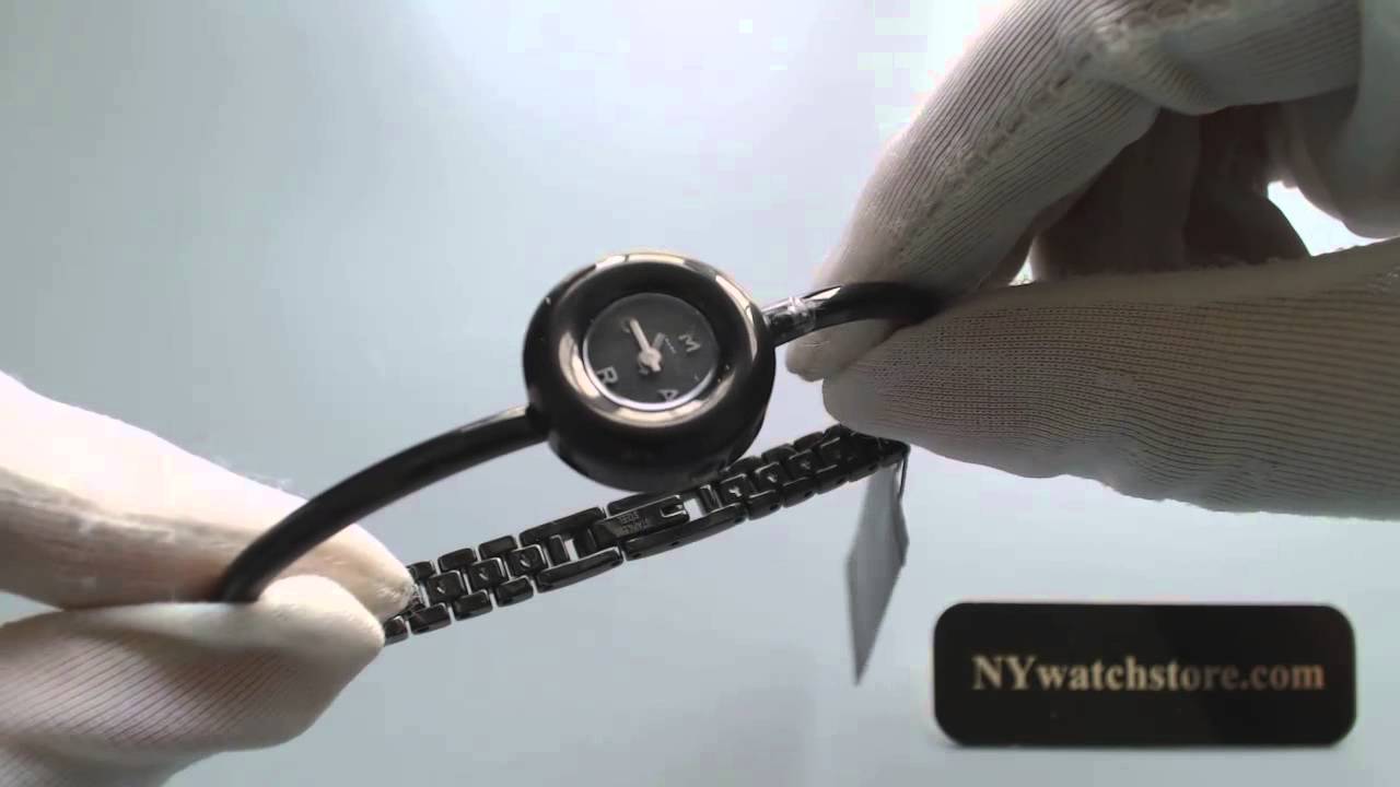 Women's Black Marc Jacobs Dinky Donut Watch MBM3435 - YouTube