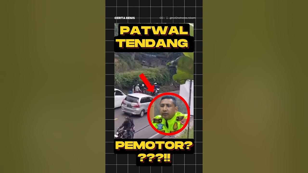 PETUGAS PATWAL DIDUGA TENDANG PEMOTOR! VIRAL DI PUNCAK BOGOR #Patwal #Bogor #Motor #BeritaViral ...