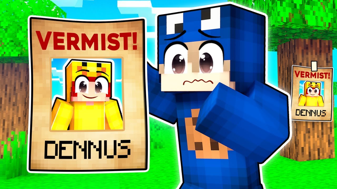 Dennus Is VERMIST In Minecraft.. - YouTube