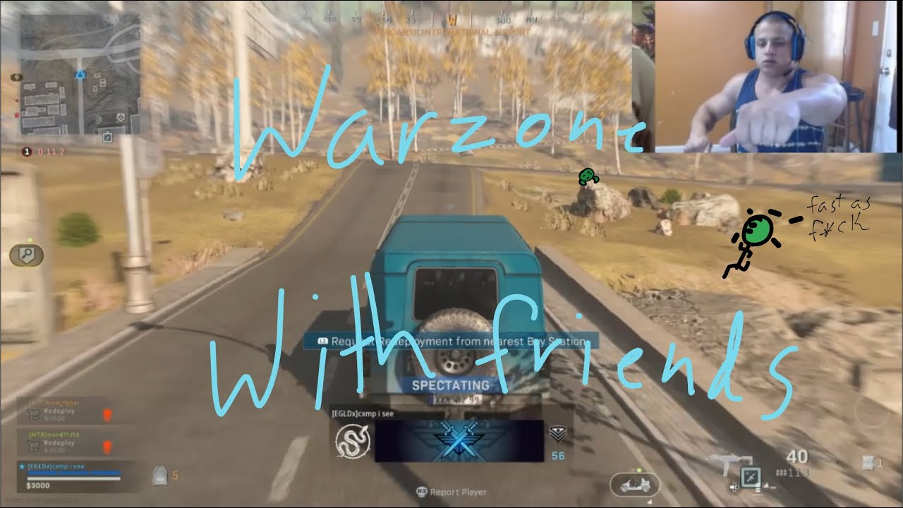 Warzone funny moments “but my friend gets mad at me. “ - YouTube