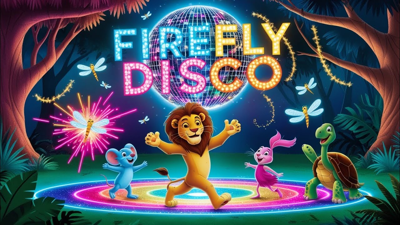 Firefly Disco Adventure | Magical Kids Song Cartoon Video with Fun ...