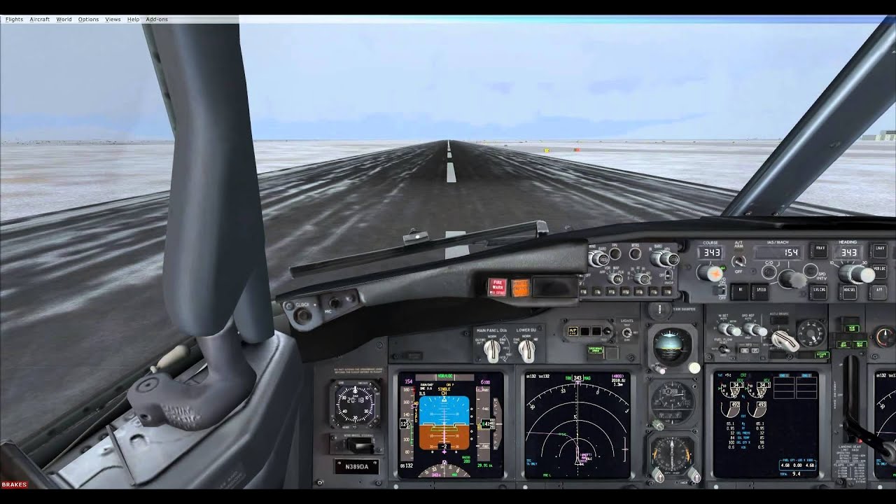 [FSX] Delta Air Lines 737-800 landing RWY 34L Salt Lake City Int'l ...