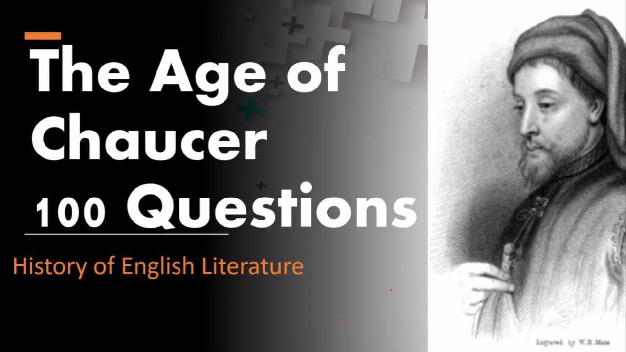 The Age of Chaucer 100 Questions I History of English Literature - YouTube