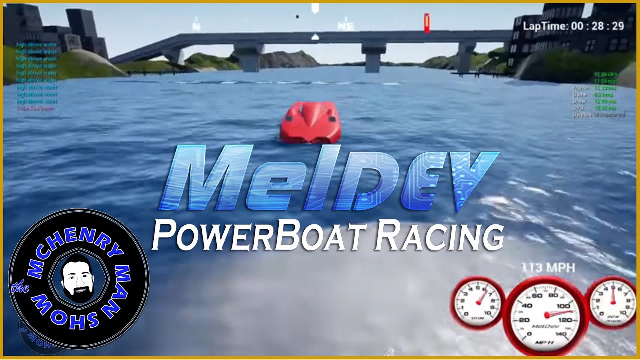 MelDEV Power Boat Racing Game First Look Gameplay Steam PC HD - The ...