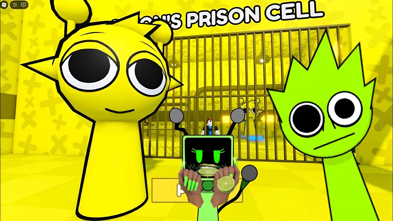 LIME SPRUNKI vs SIMON SPRUNKI’S PRISON RUN FULL GAMEPLAY - ROBLOX - YouTube
