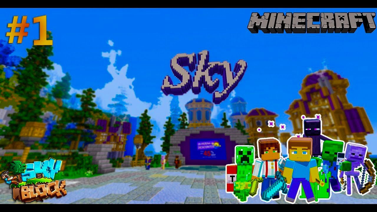 Playing skyblock with friends | Redesky Skyblock | Day 1 - YouTube