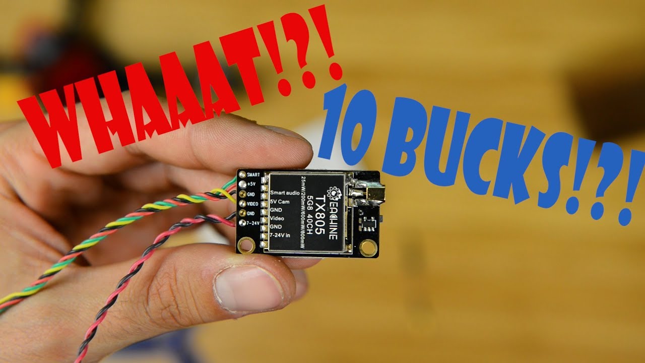 10 BUCKS of AWESOMENESS!!? | VTX EACHINE TX 805 | FPV Gear REVIEW - YouTube