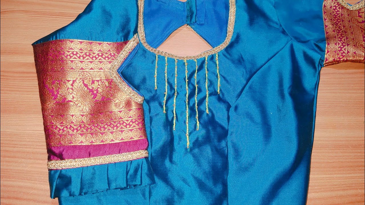 Hand embroidery | With butta work | neckline design #choli # ...