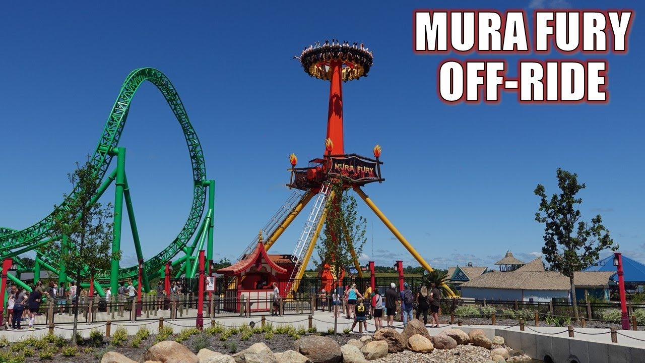 Mura Fury Off-Ride Footage, Lost Island Themepark Moser Inverting ...