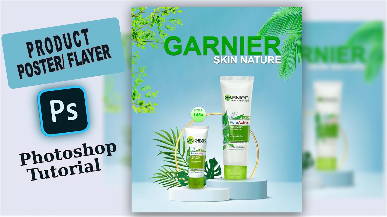 Photoshop Tutorial E-commerce product banner design | Social Media Post ...
