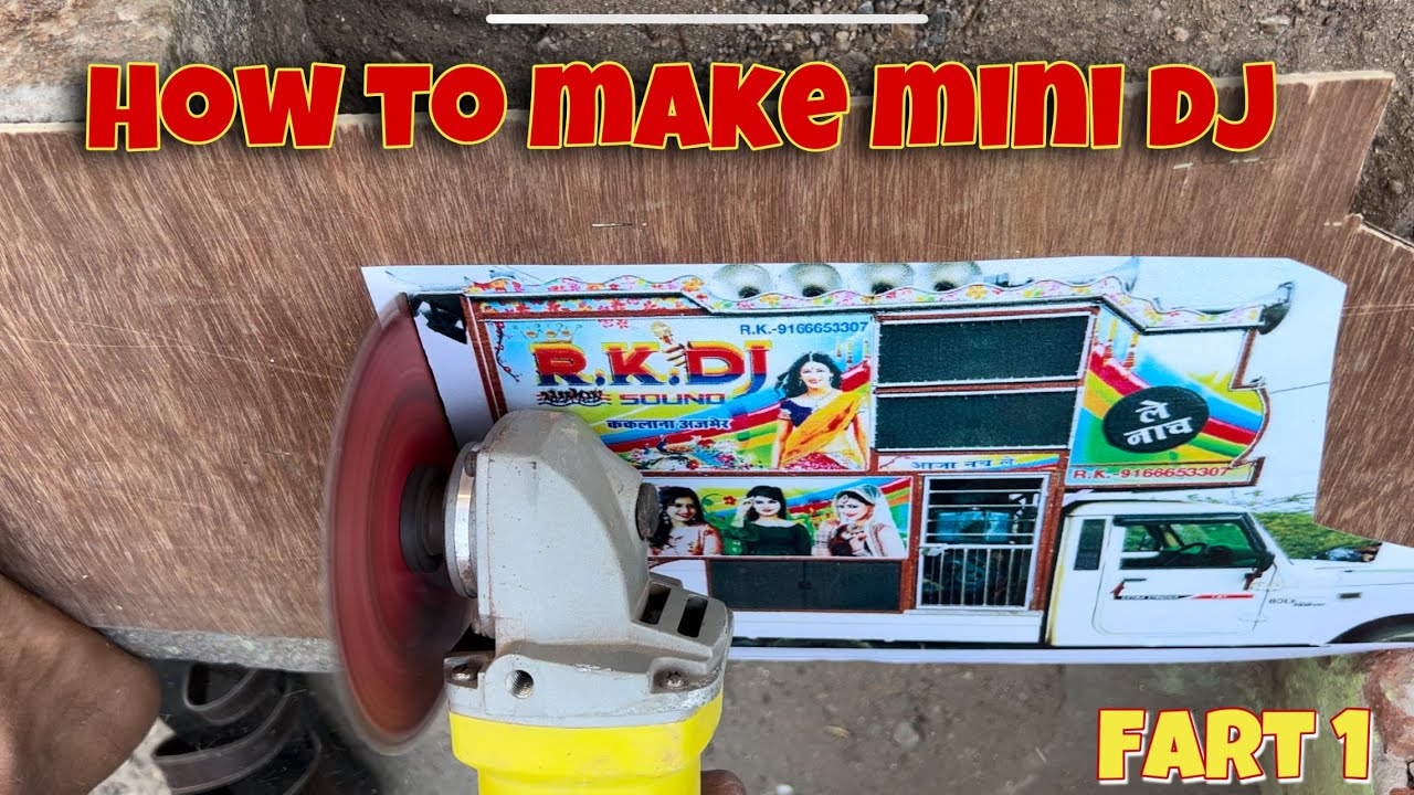 Mini Dj Kesh बनता हैं | How To Make Mini Dj Picup by making Sagar rk ...