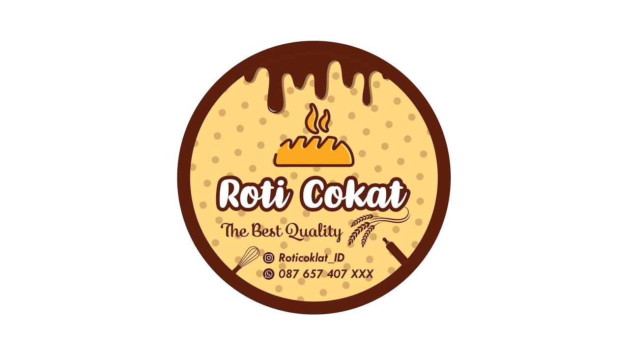 Tutorial Membuat Stiker Label Roti Menggunakan Coreldraw - YouTube