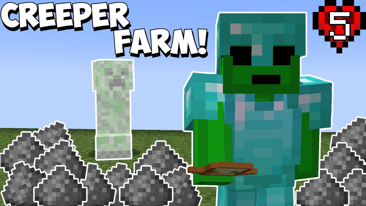 I'm Farming Infinite Creepers In Minecraft Hardcore 🔴LIVE With Viewers🔴 ...