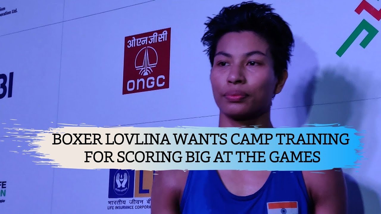 BOXER LOVLINA WANTS CAMP TRAINING FOR SCORING BIG AT THE GAMES - YouTube
