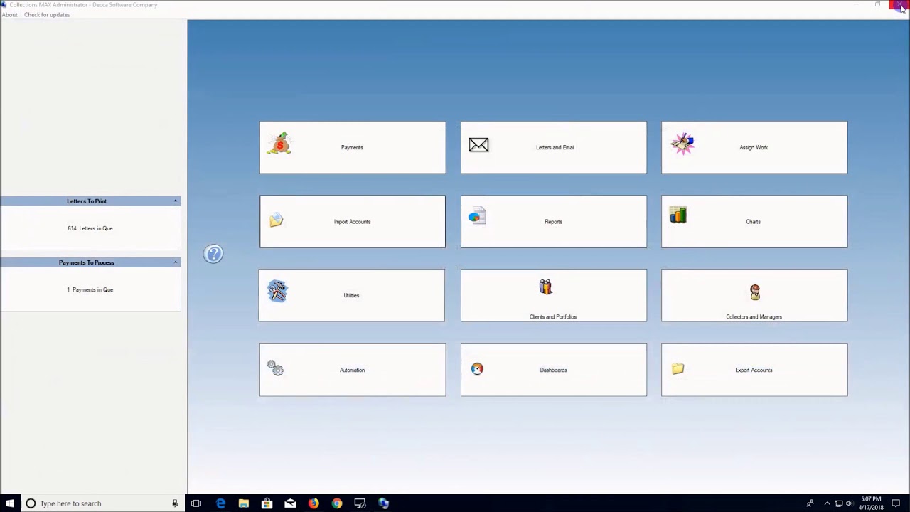 Importing CSV Batch Files in Collections MAX Administrator - YouTube