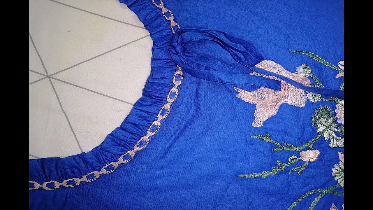 2021 summer Frill Neck Design for Summer Cutting and Stitching/Latest ...