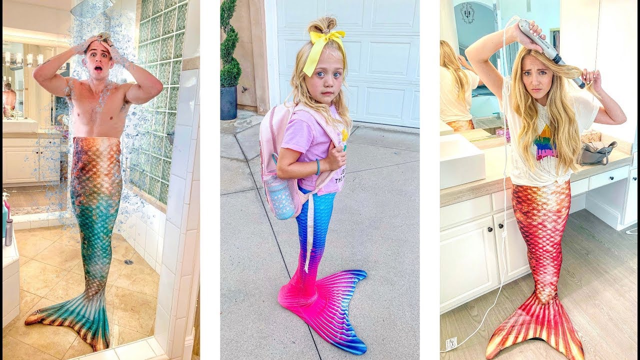 Everleigh's 1st Grade School Morning Routine AS A MERMAID ...