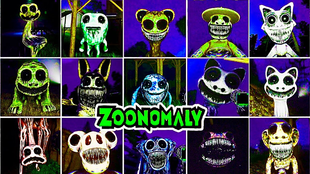 ZOONOMALY - All Jumpscares & All Monsters + All Bosses - YouTube