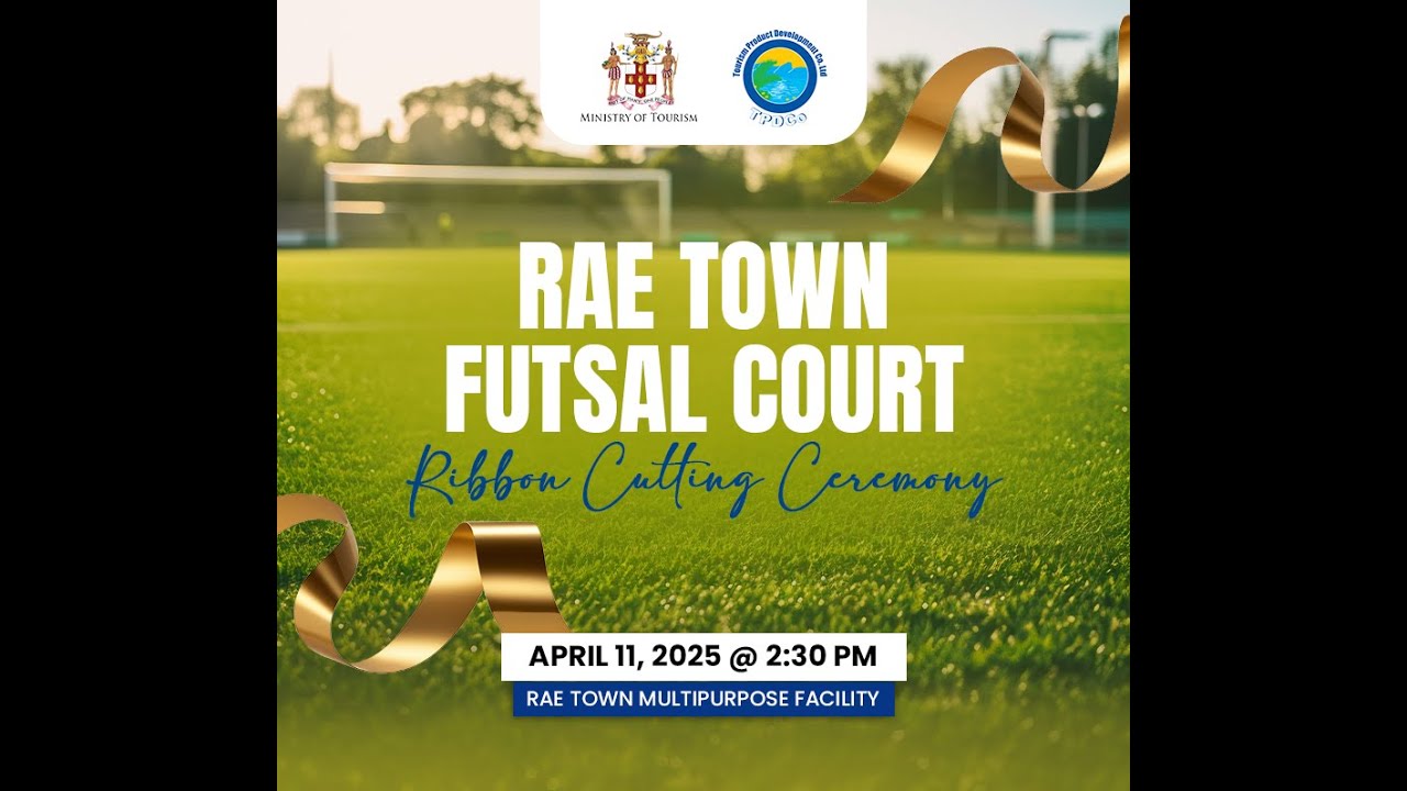 Rae Town Futsal Court - Ribbon Cutting Ceremony - YouTube