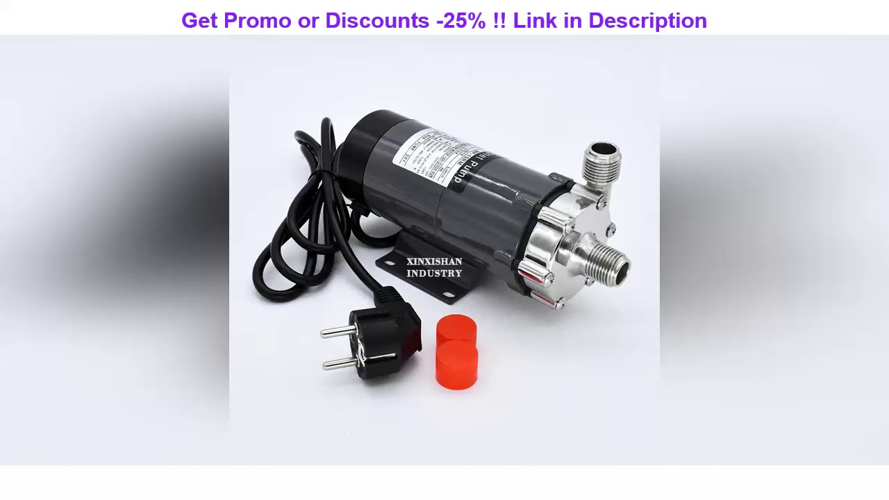 Original HomeBrew Pump MP-15R Food Grade 304 Stainless Steel Brewing ...