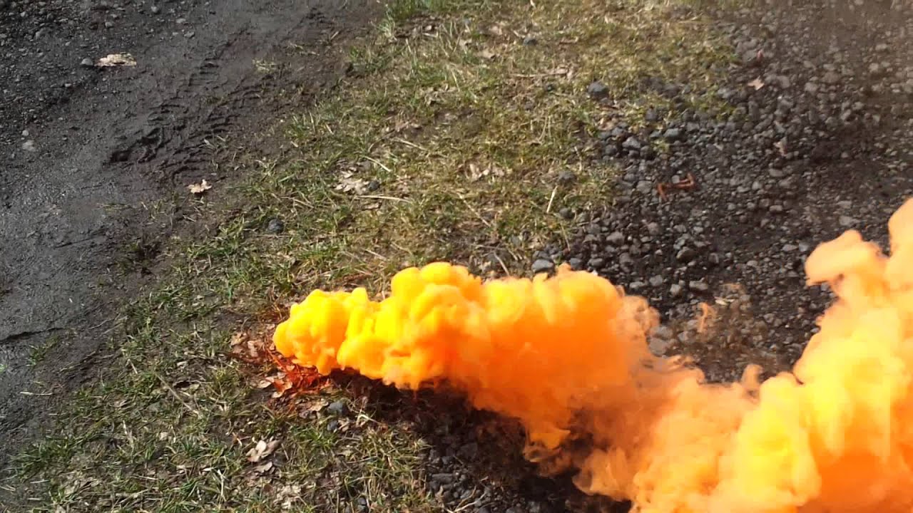 Pyro test rauch orange - YouTube