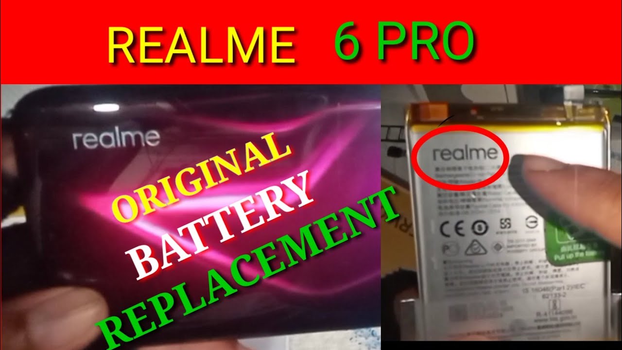 PAANO MAGPALIT NG BATTERY | HOW TO REPLACE BATTERY | REALME 6 PRO ...