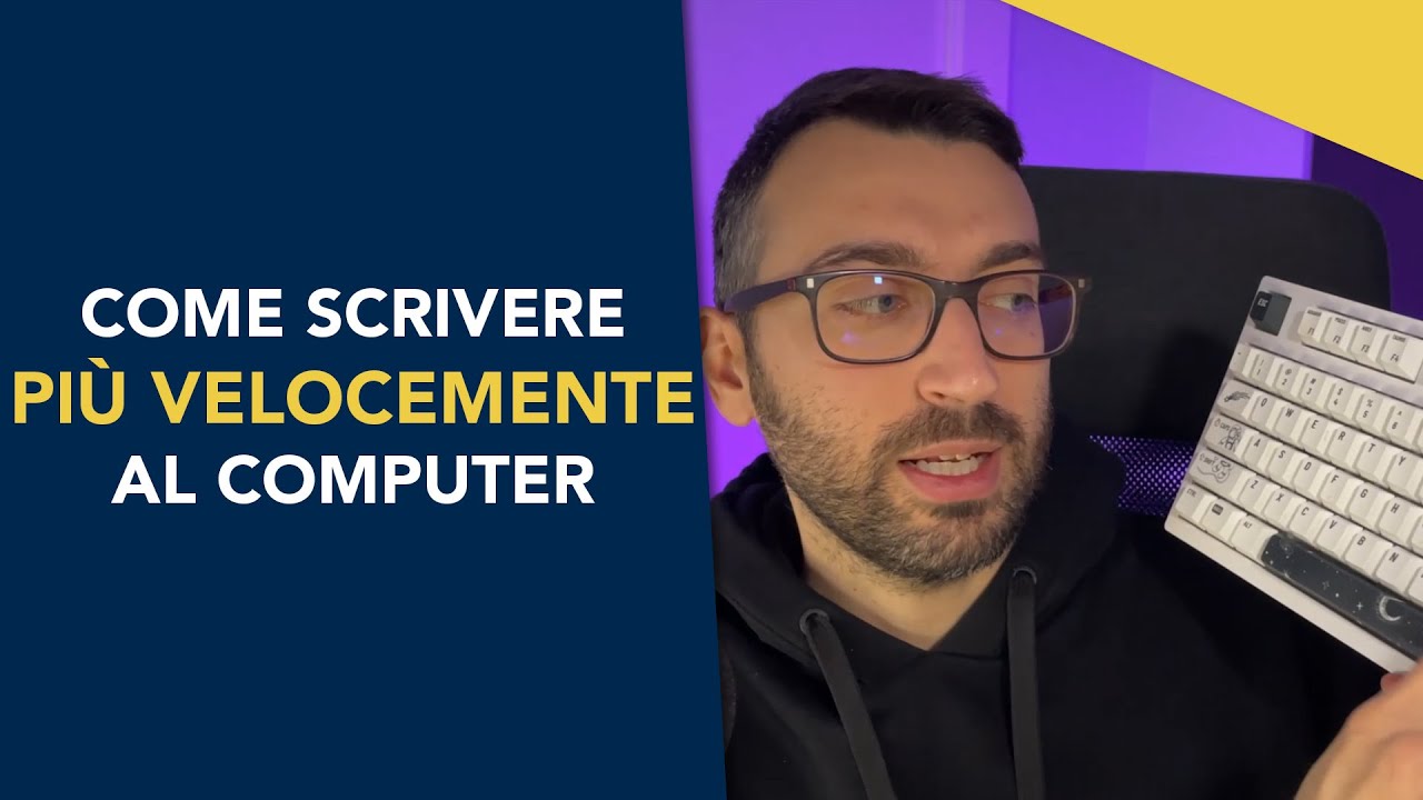 4+1 consigli su come scrivere più velocemente al computer! - YouTube