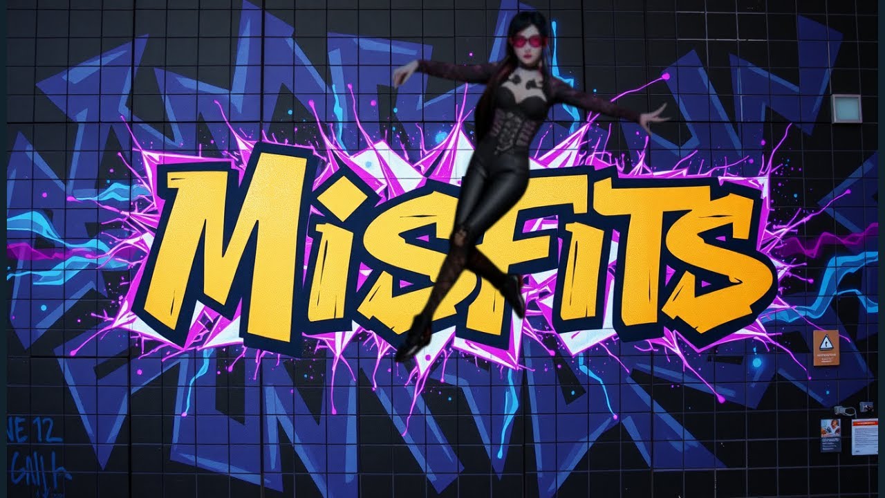 "Misfits" - Funky E-Girls & B-Girls Dance with AI Graffiti Art | Bboy ...