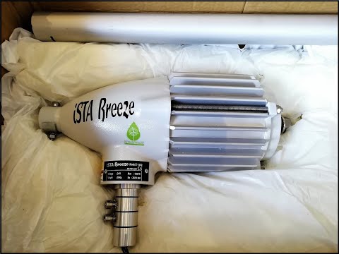 Istabreeze i1500 wind turbine kit and bench test.