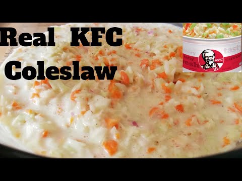 Perfect KFC Coleslaw Recipe// Make Your Own: KFC Coleslaw