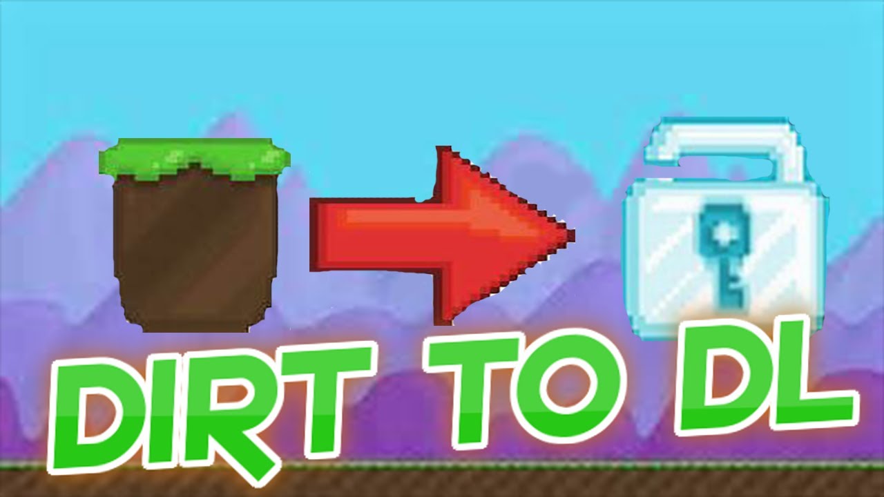 Growtopia Dirt To Diamond Lock (Ep. 7) Big Profit! - YouTube