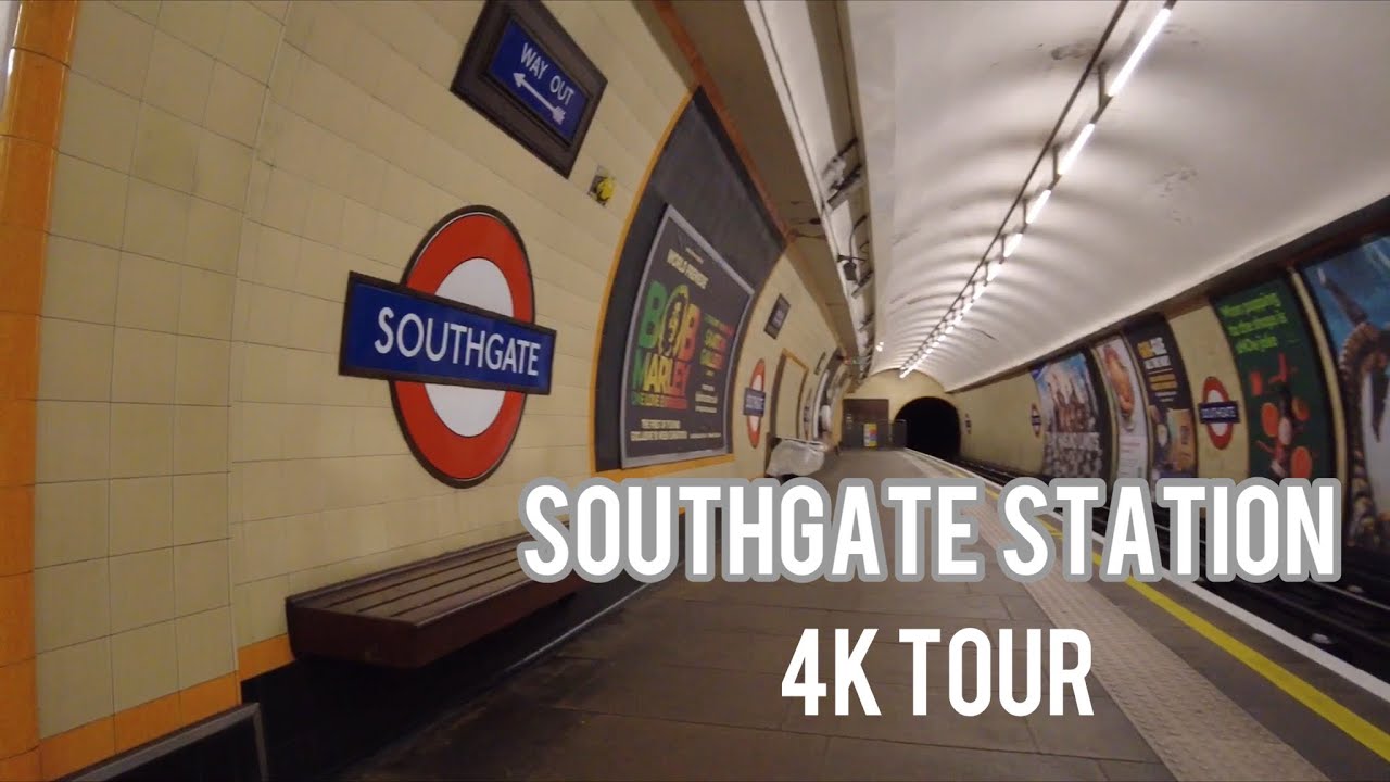 Southgate Tube Station Tour - 4K - YouTube