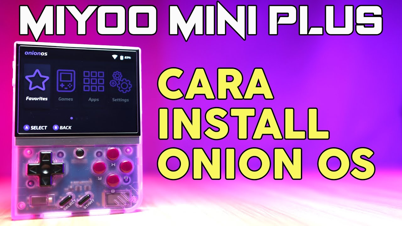 Miyoo Mini Plus : cara download dan install onion os - YouTube