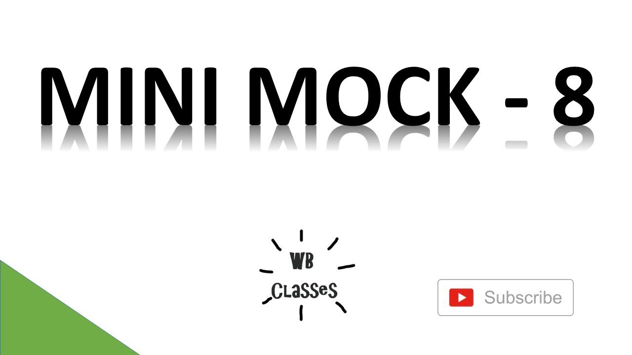 Mini Mock - 8 - YouTube