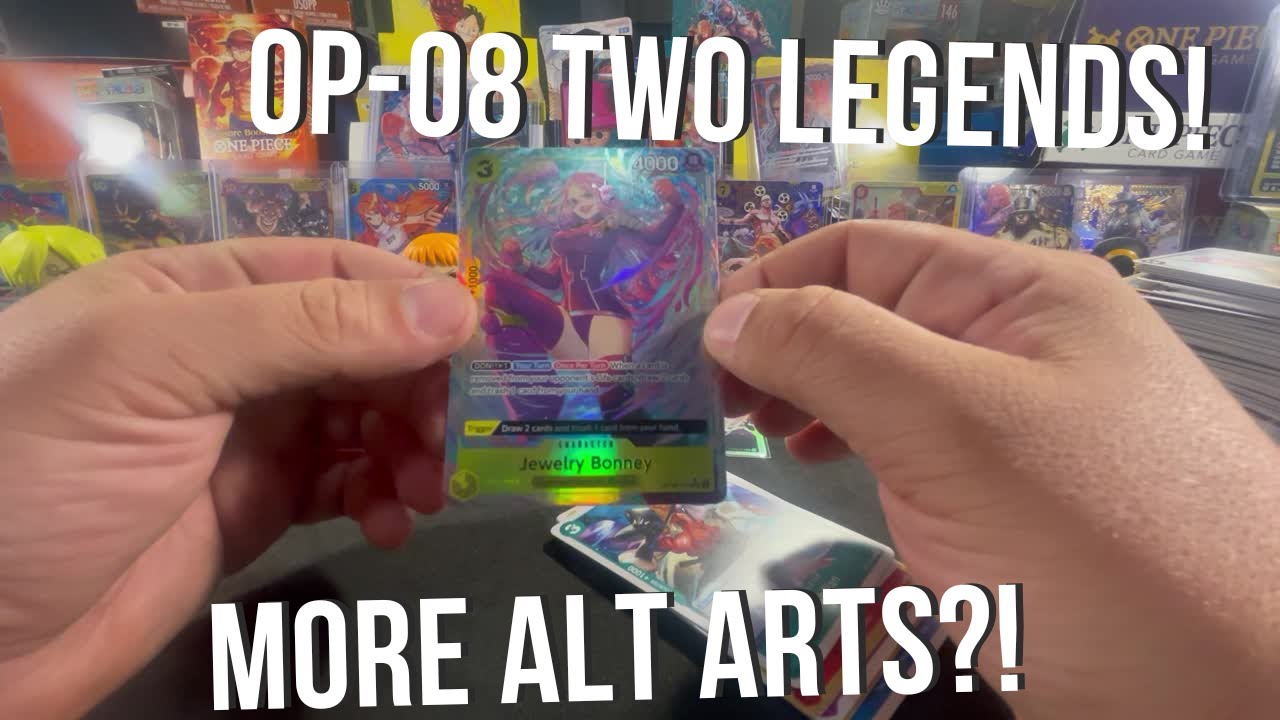 MORE ALT ARTS!?! OP-08 TWO LEGENDS BOOSTER BOX OPENING Round 3!! # ...