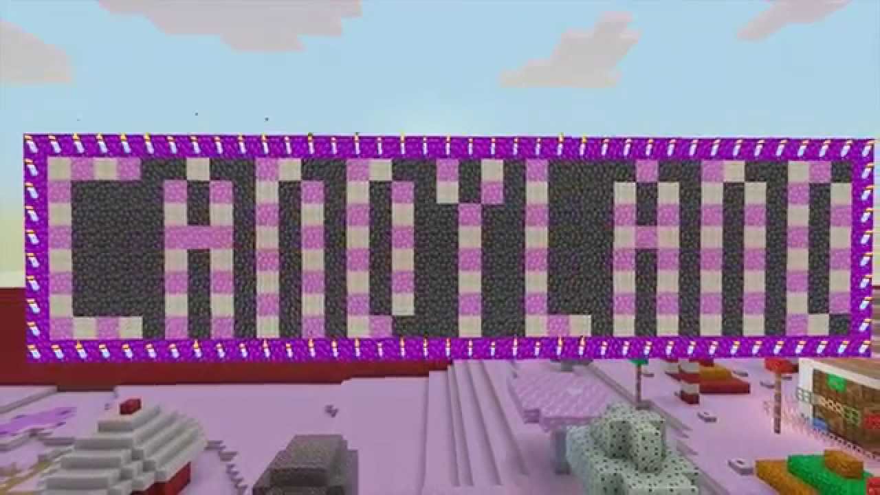 Minecraft Xbox Candy Land: Candy Texture Pack - YouTube