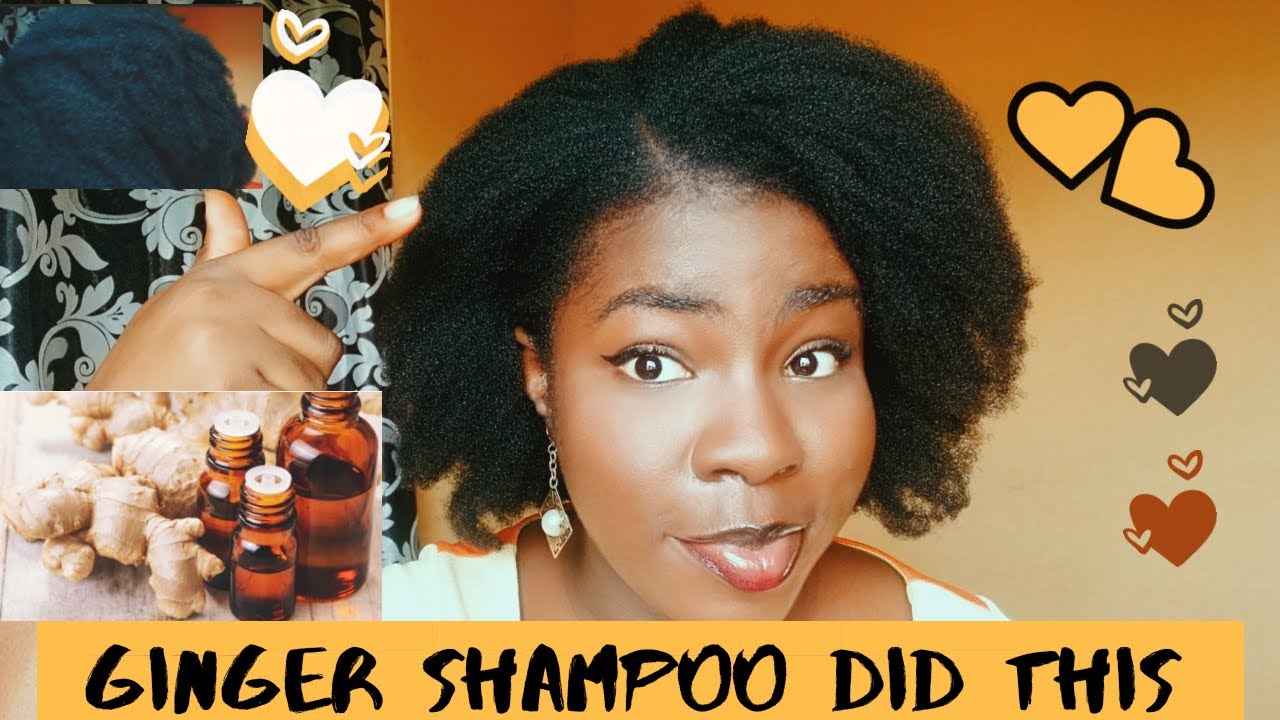 Massive HAIR GROWTH GINGER SHAMPOO FOR NATURAL 4C HAIR GROWTH | HOME ...