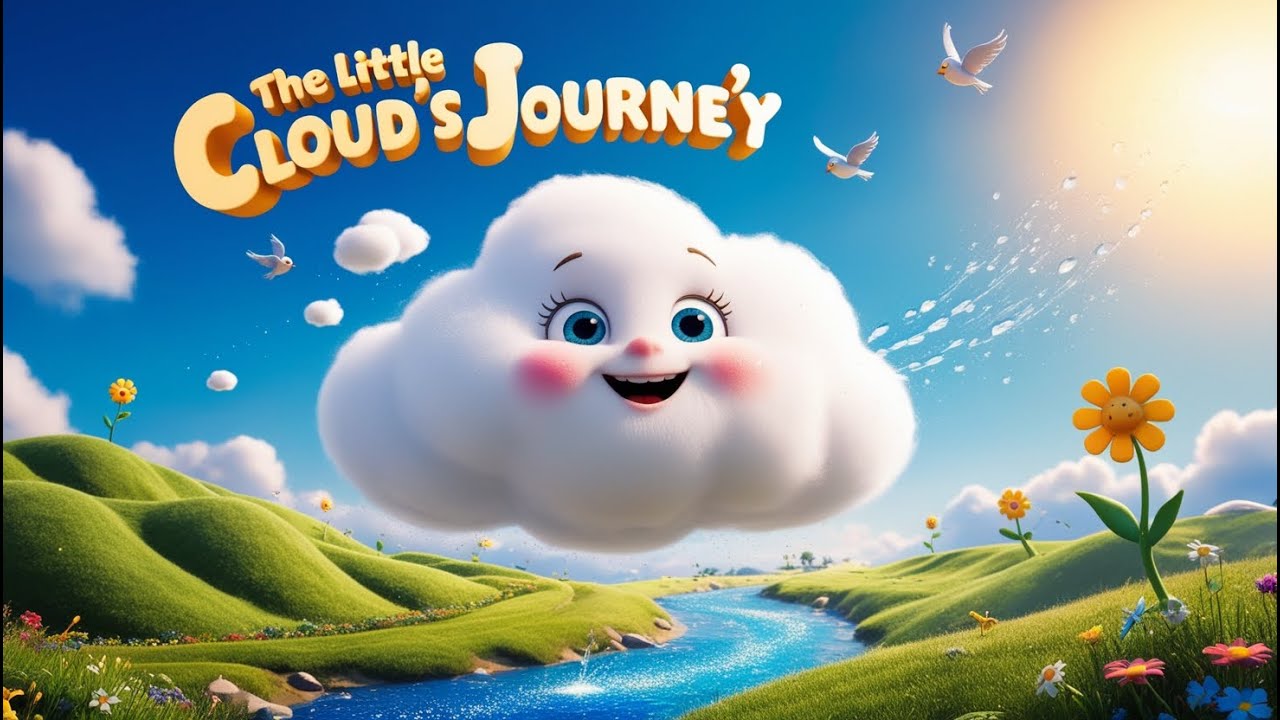 The Little Cloud’s Journey | Cute Kids Song About Clouds & Weather ...