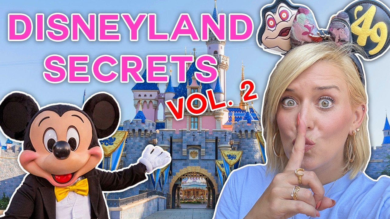 The BEST KEPT SECRETS of Disneyland: Part 2 | Hidden Details, Rides ...