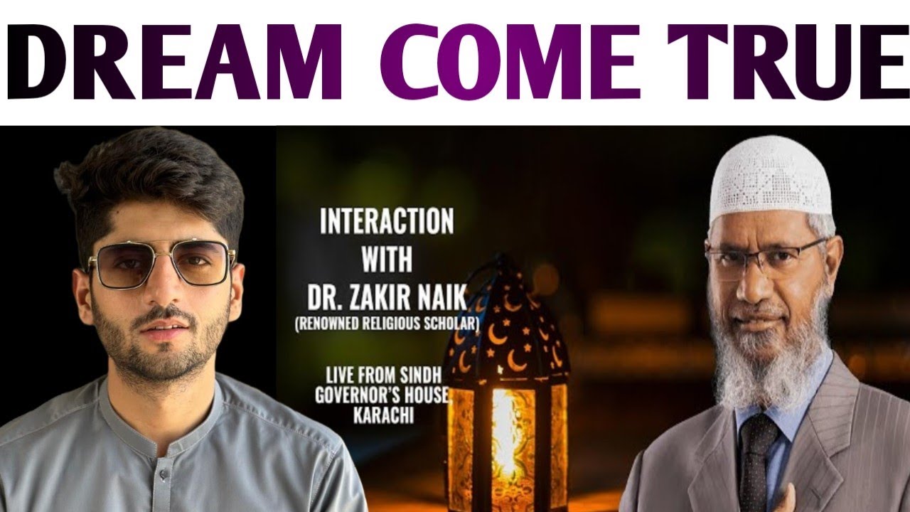 zakir naik lecture at governor house in Karachi | my experience - YouTube