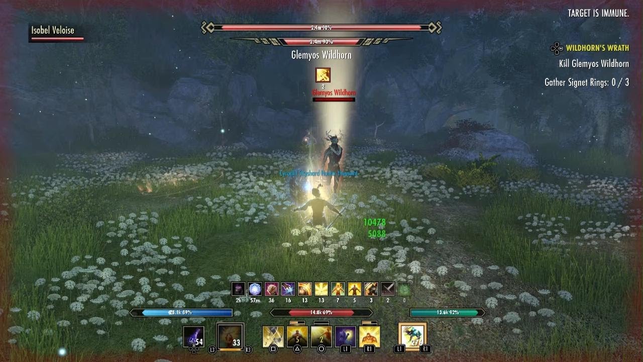 ESO Faun Falls Wildhorn High Isle World Boss Solo - YouTube