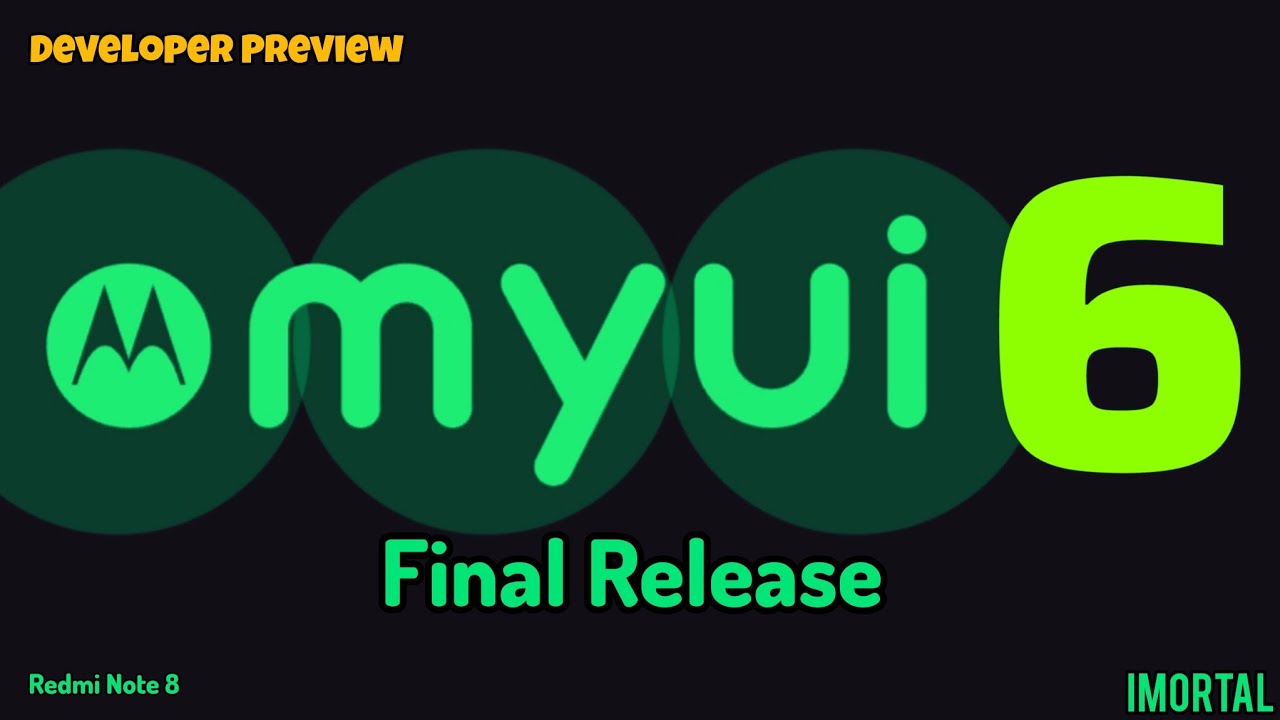 Myui 6 Final Release! Developer Preview no Redmi Note 8, vamos testar ...