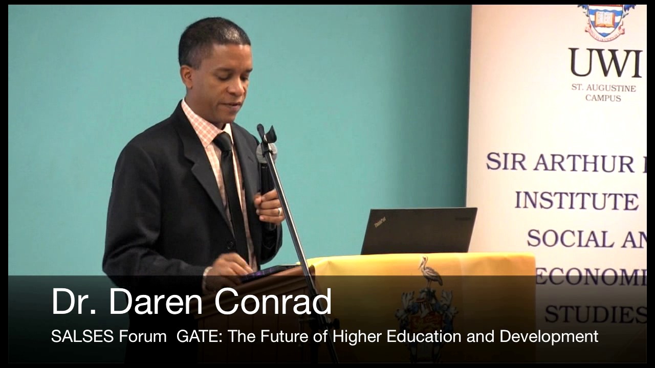 SALISES Forum on GATE Part 2 – Dr. Daren Conrad - YouTube