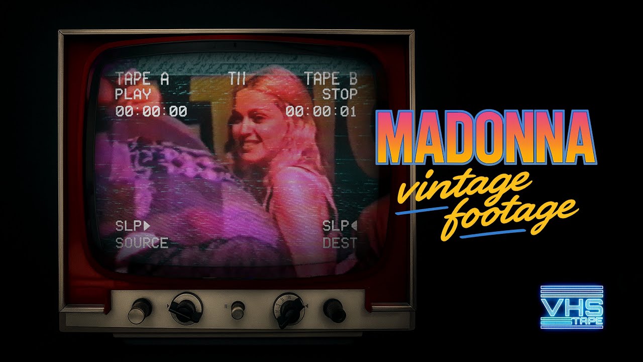 Madonna // RAW FOOTAGE 1991 AIDS Dance-A-Thon // Camcorder VHS video ...