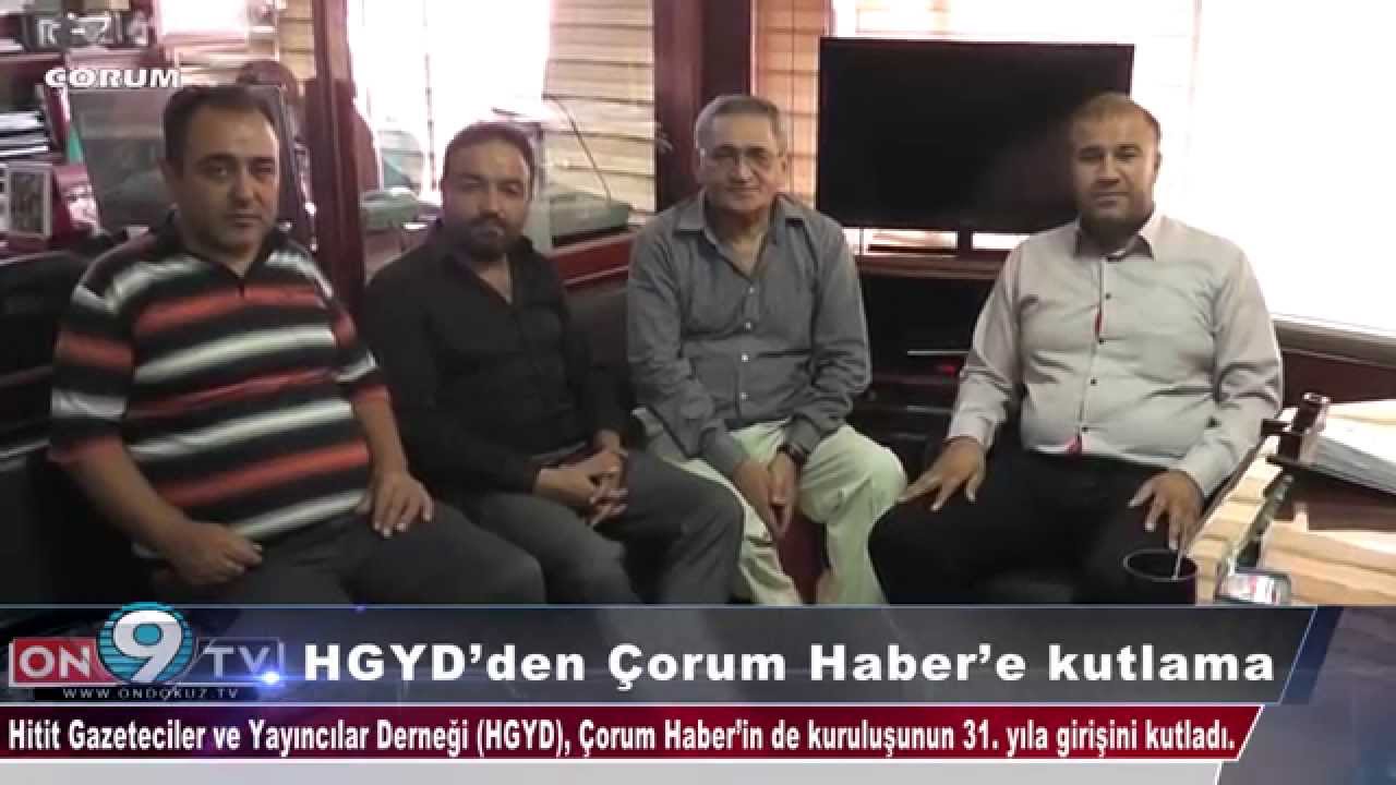HGYD’den Çorum Haber’e kutlama. - YouTube