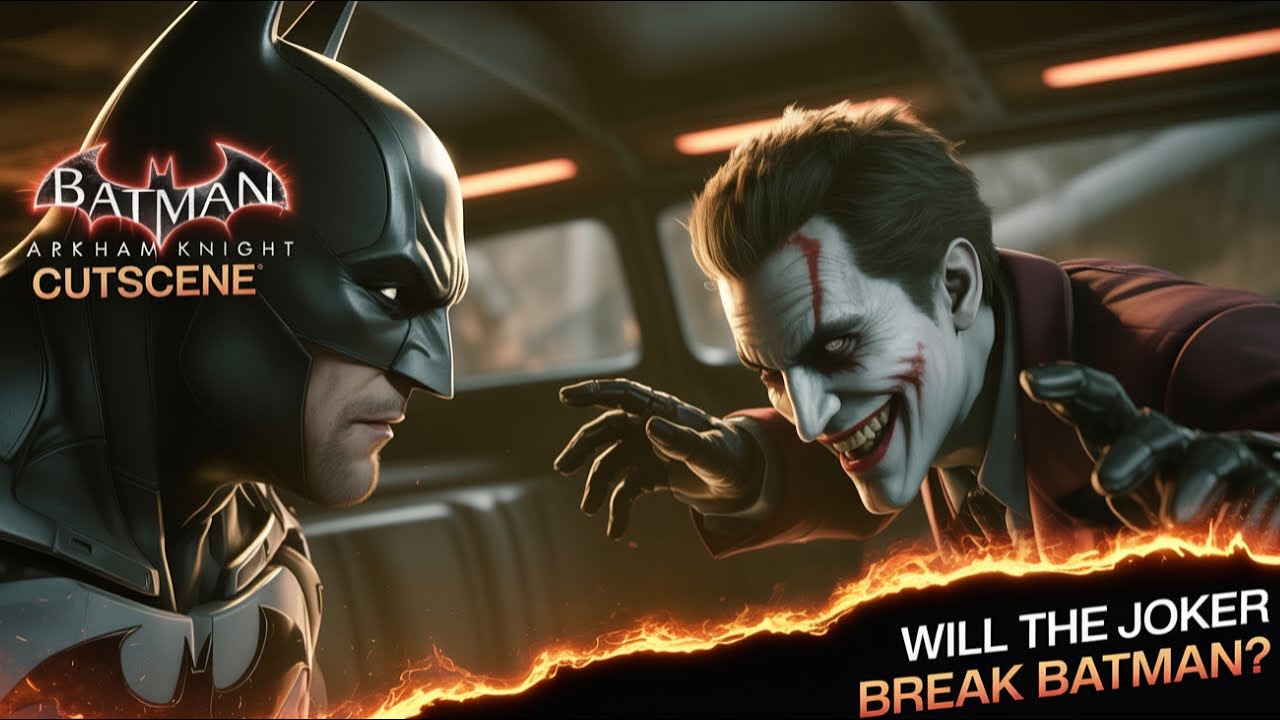 Batman: Arkham Knight Custscene. Is Joker About To Break Batman? - YouTube