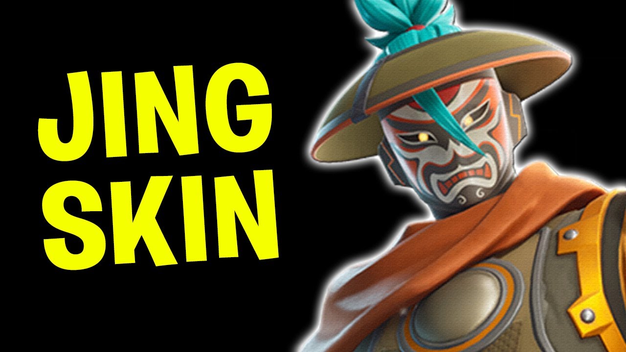 FREE BUILD COM A SKIN JING I FORTNITE - YouTube