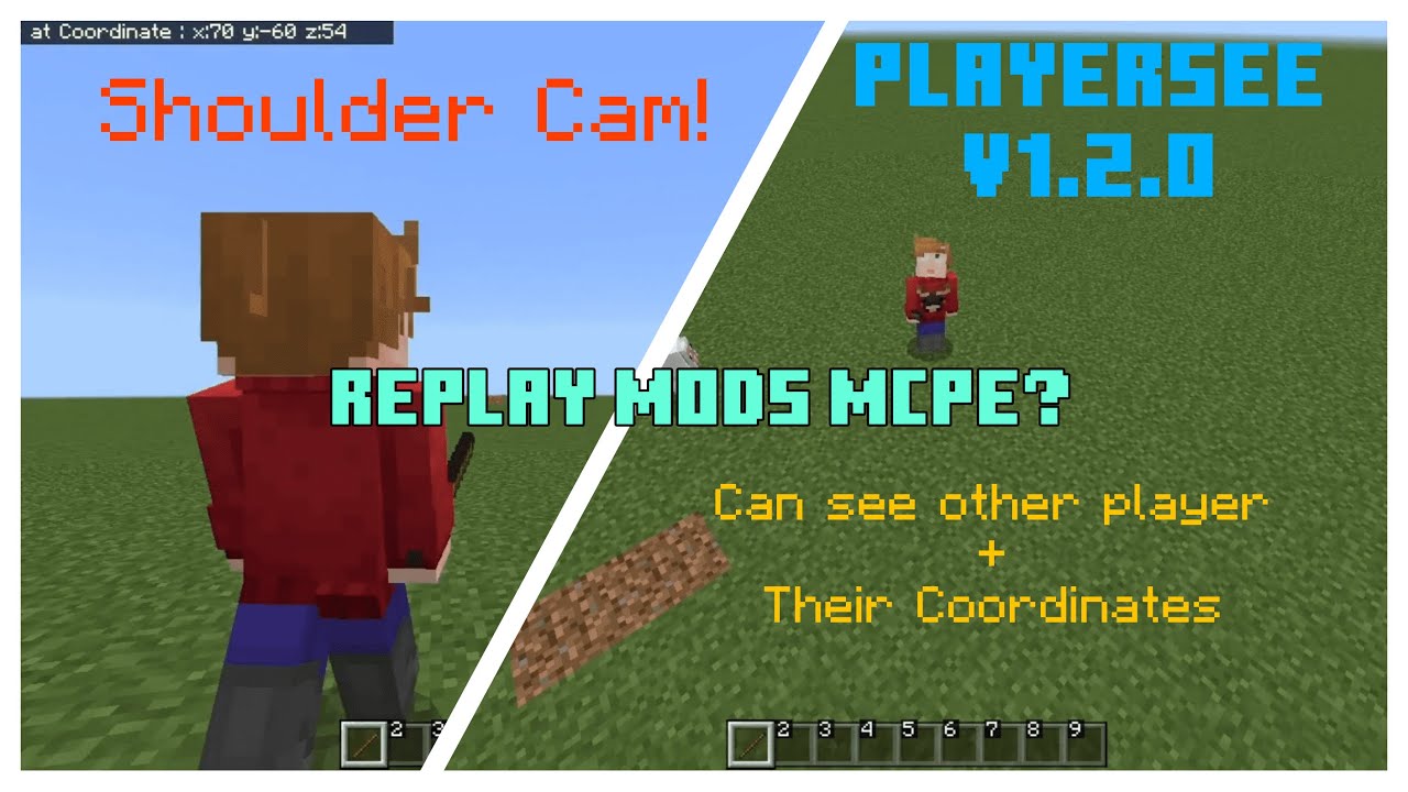Replay Mod MCPE?Player See V1.2.0 - YouTube